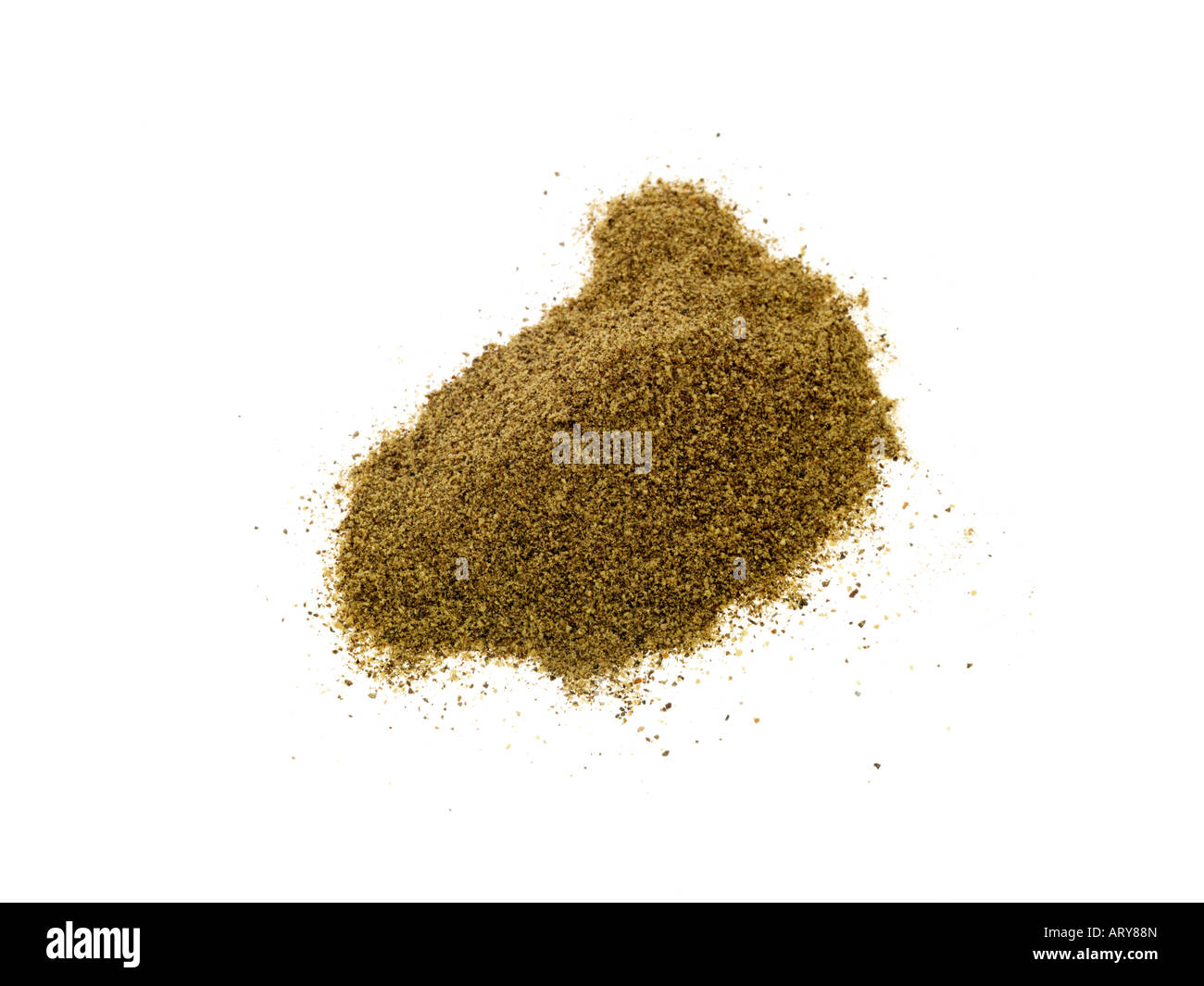 Ground Black Pepper Stock Photo - Alamy