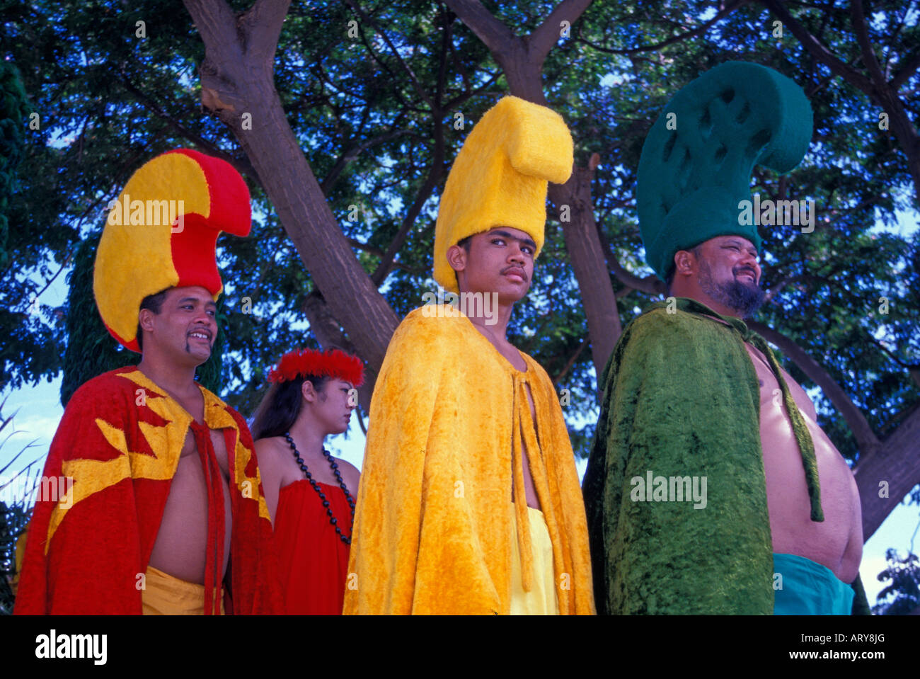 Hawaiian Royal Court Members