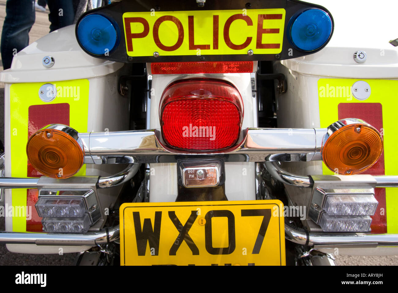 Harley Davidson police motorbike Stock Photo - Alamy