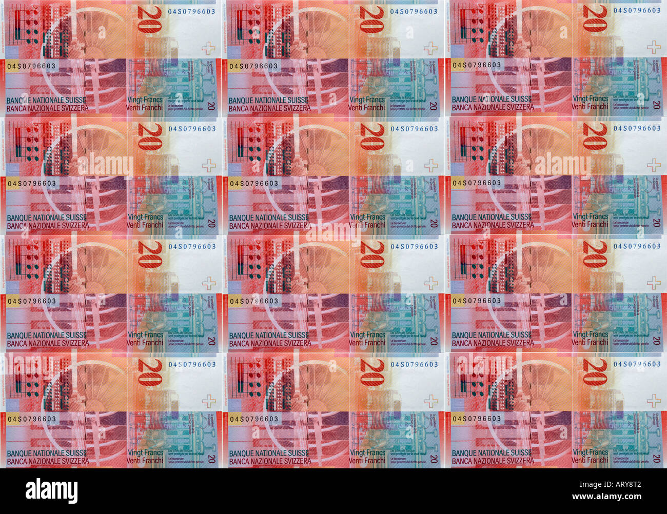 20 twenty swiss francs hi-res stock photography and images - Alamy