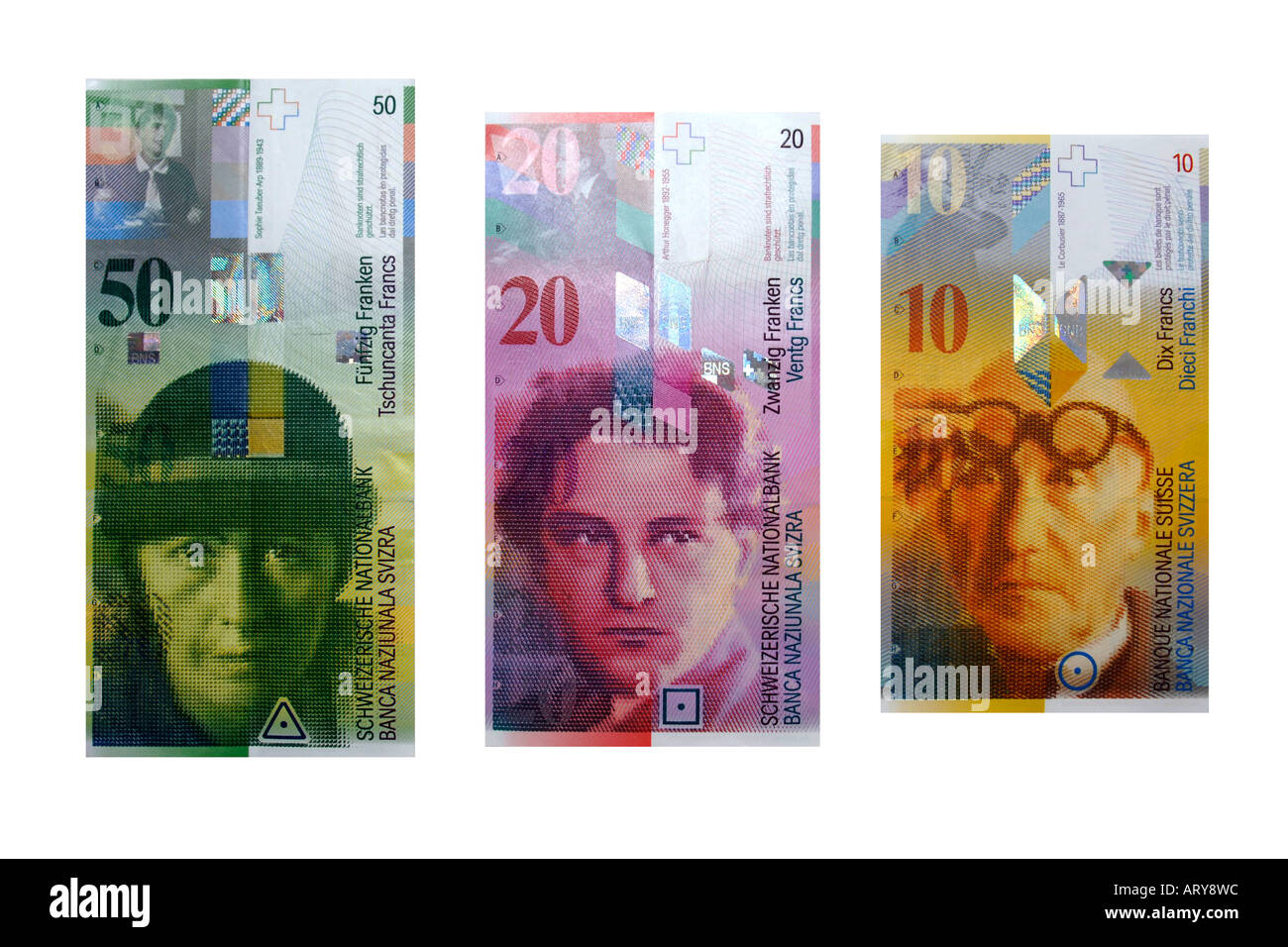 50 swiss francs banknote hi-res stock photography and images - Alamy