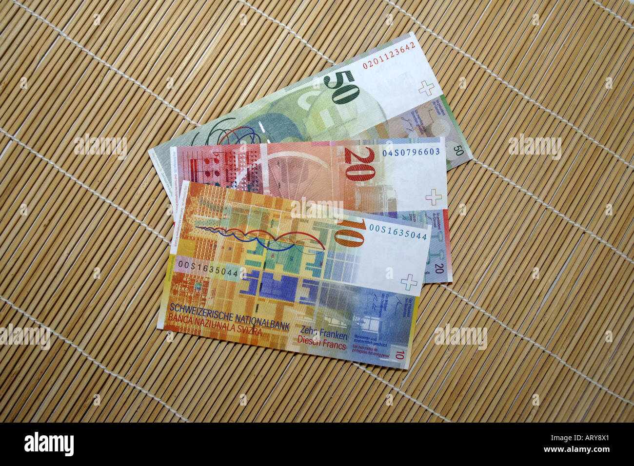50 swiss francs note hi-res stock photography and images - Alamy