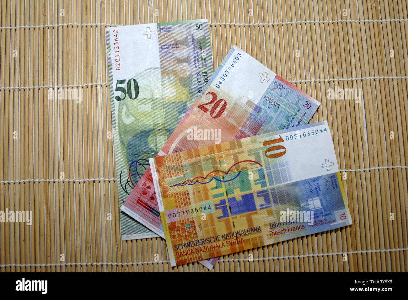 50 swiss francs note hi-res stock photography and images - Alamy