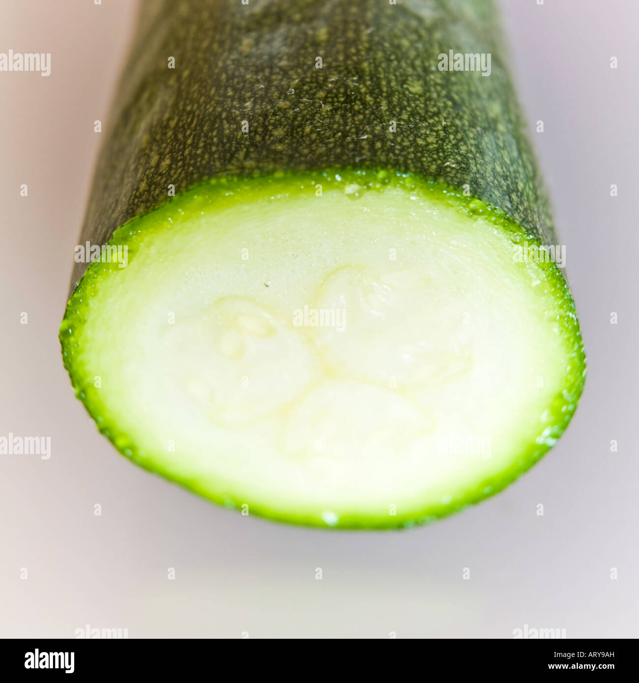 Sliced courgette zucchini Stock Photo - Alamy