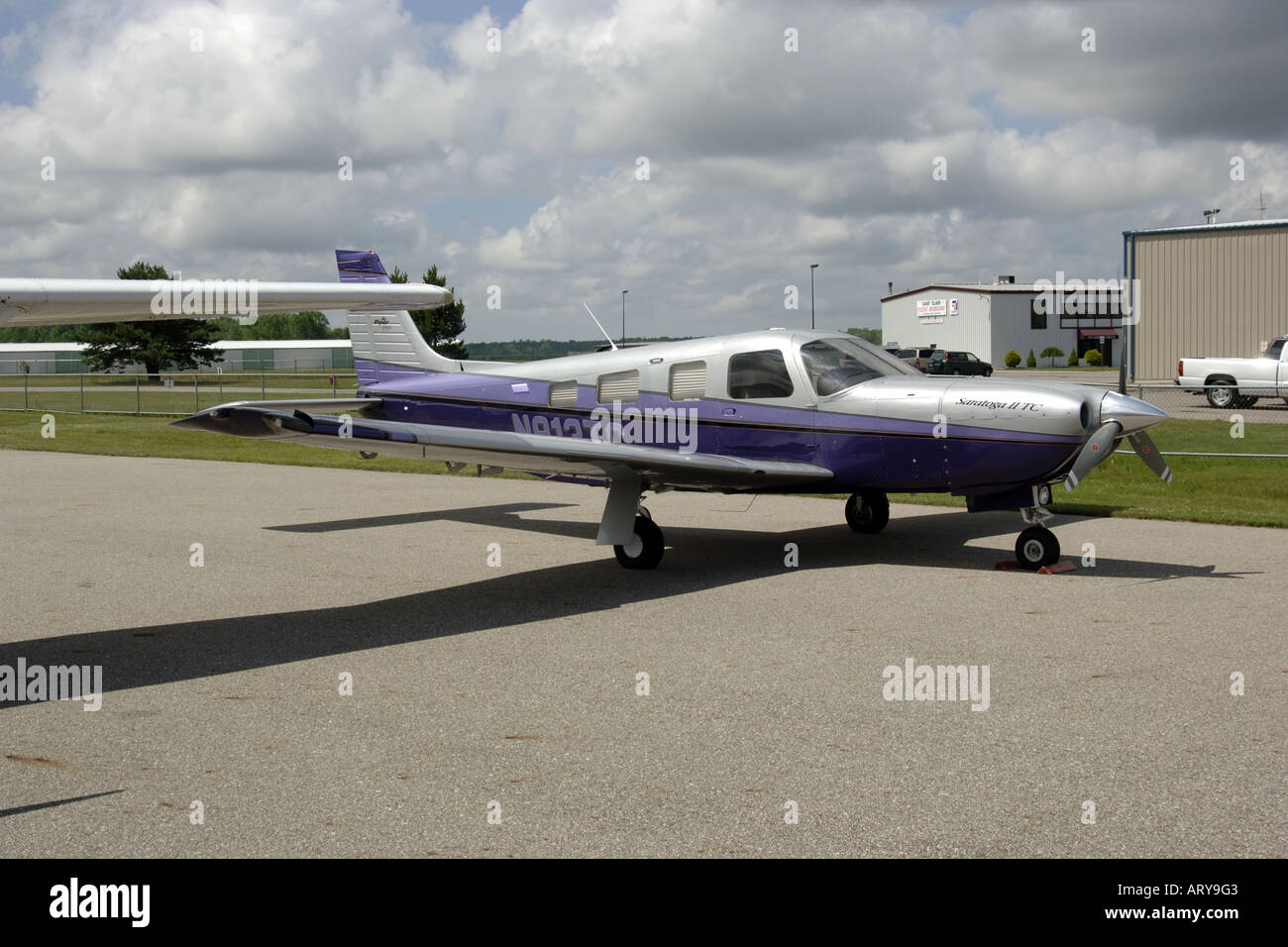 Piper PA-32R Saratoga Single-engine Turbo-prop civil aircraft Stock ...