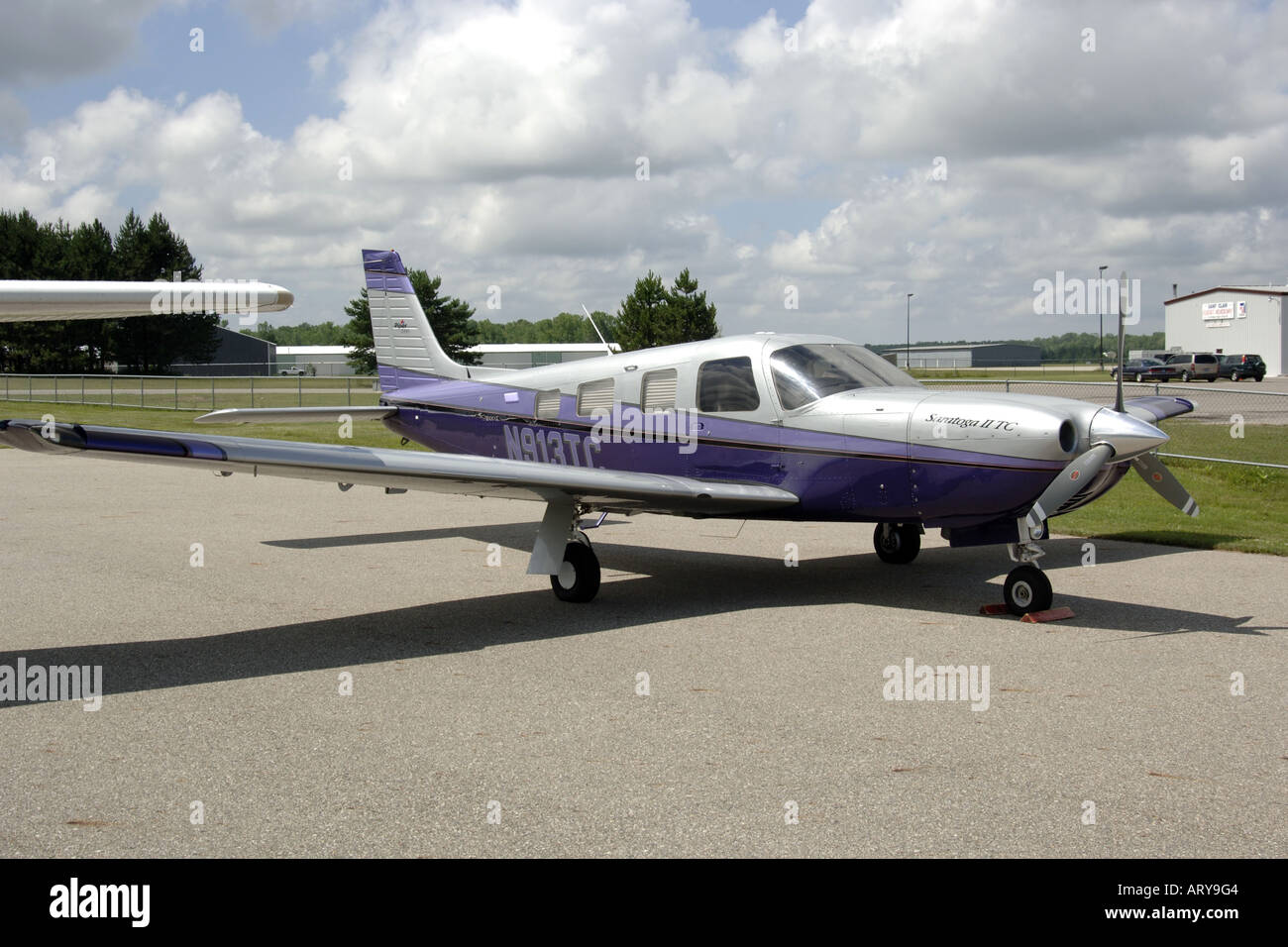 Piper PA-32R Saratoga Single-engine Turbo-prop civil aircraft Stock ...