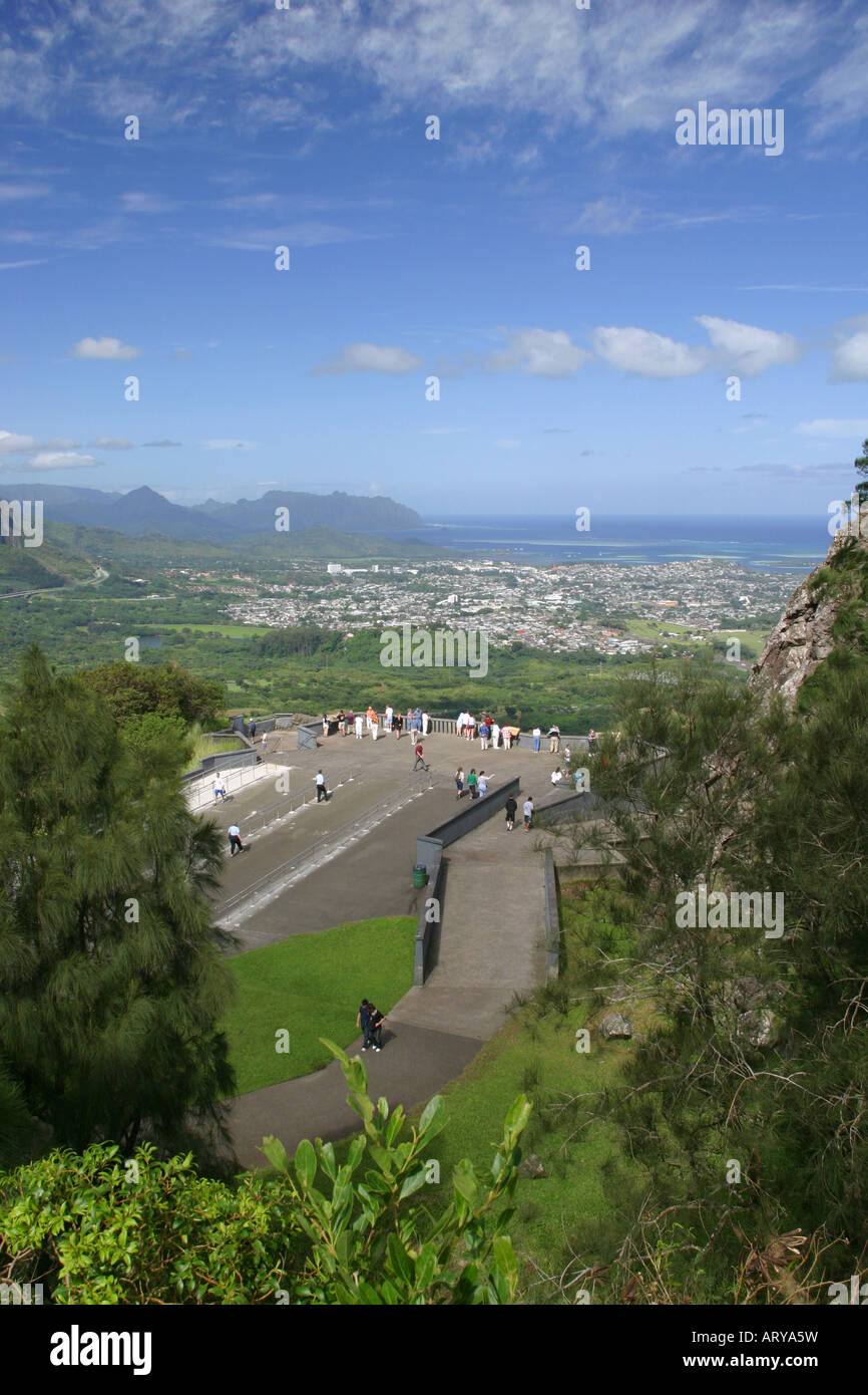 Pali Lookout provides one of Hawaii's most popular panoramic views of ...