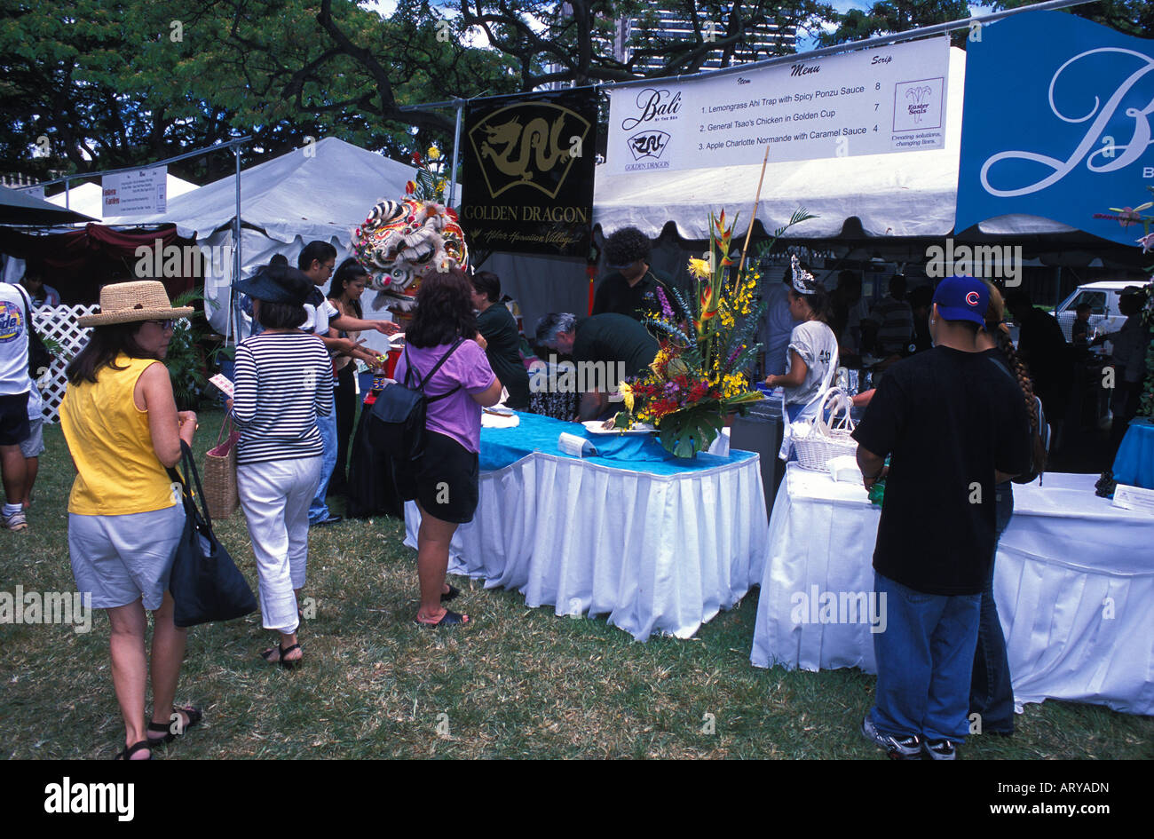 Hawaii food festival hi-res stock photography and images - Alamy