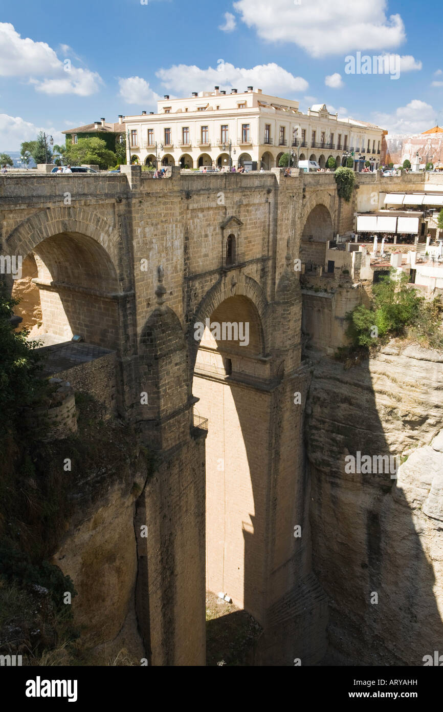 Puente Nuevo new bridge Ronda Malaga Andalucia Spain Stock Photo - Alamy