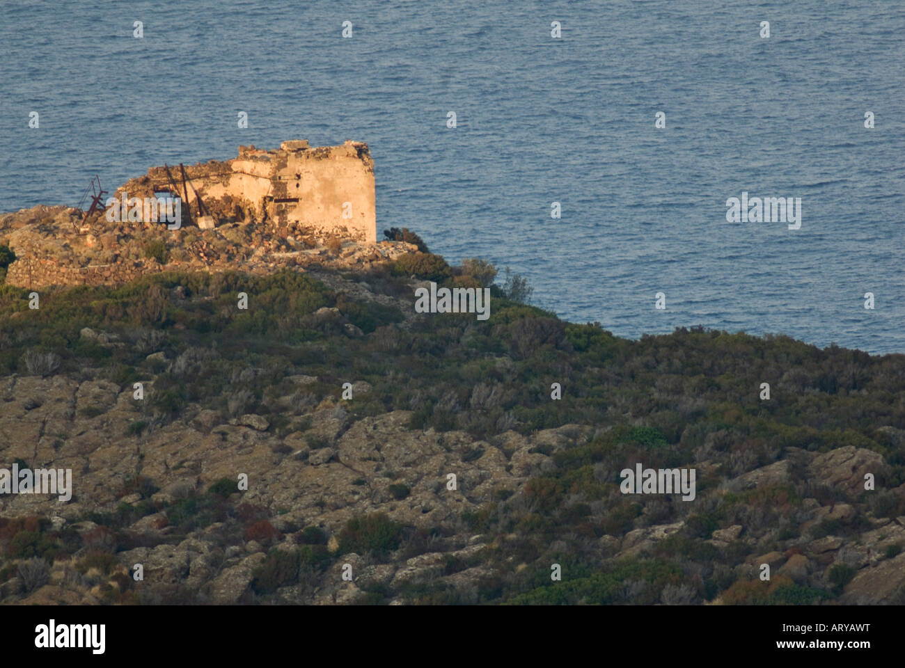 Landscape of Capraia Island, Tuscany, Italy Stock Photo - Alamy