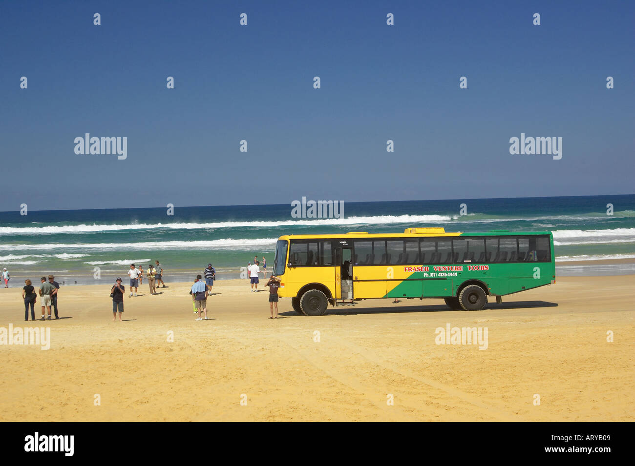 Four Wheel Drive Bus Seventy Five Mile Beach K'gari / Fraser Island ...