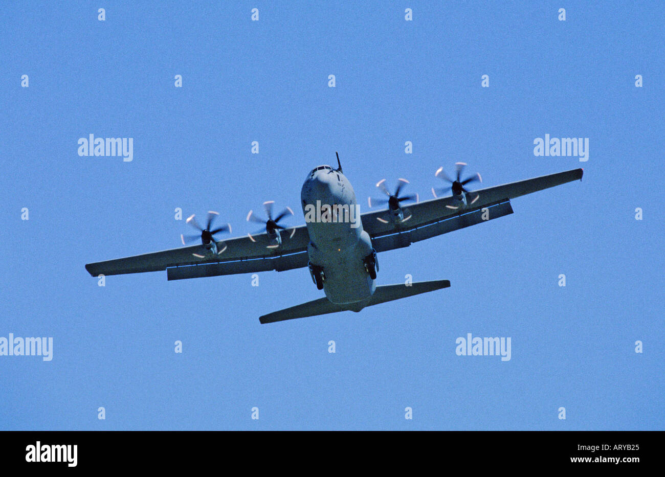 RAF Lockheed Martin C-130J Super Hercules transport aircraft Stock ...