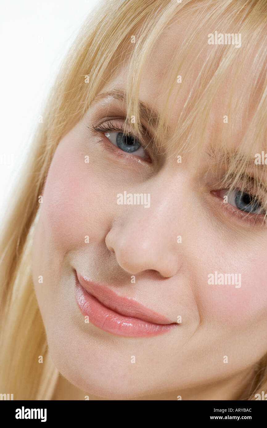 Gently smiling hi-res stock photography and images - Alamy