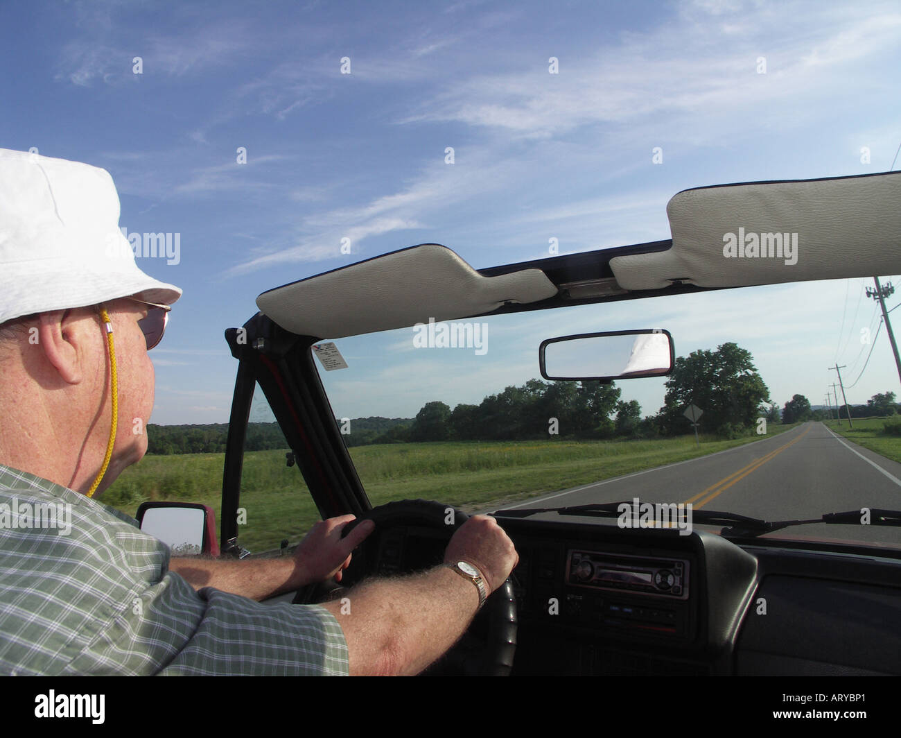 Driving in the Country Stock Photo - Alamy