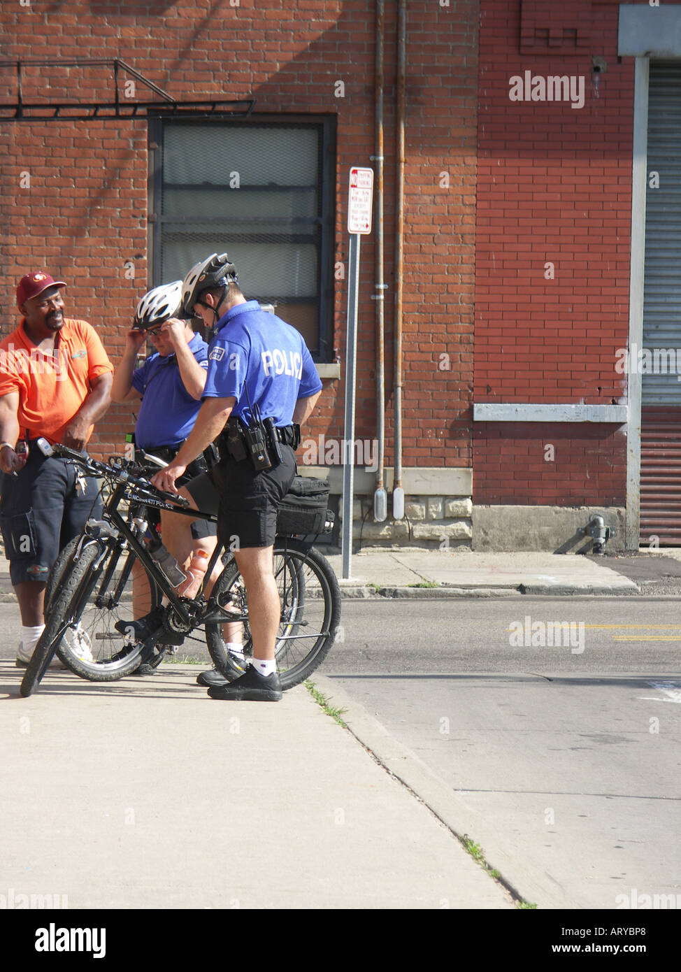 Police patrolling neighborhood hi-res stock photography and images - Alamy