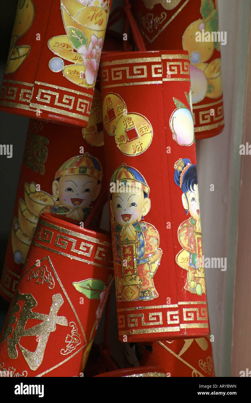 Colorful decorations, replicas of chinese firecrackers available to ...