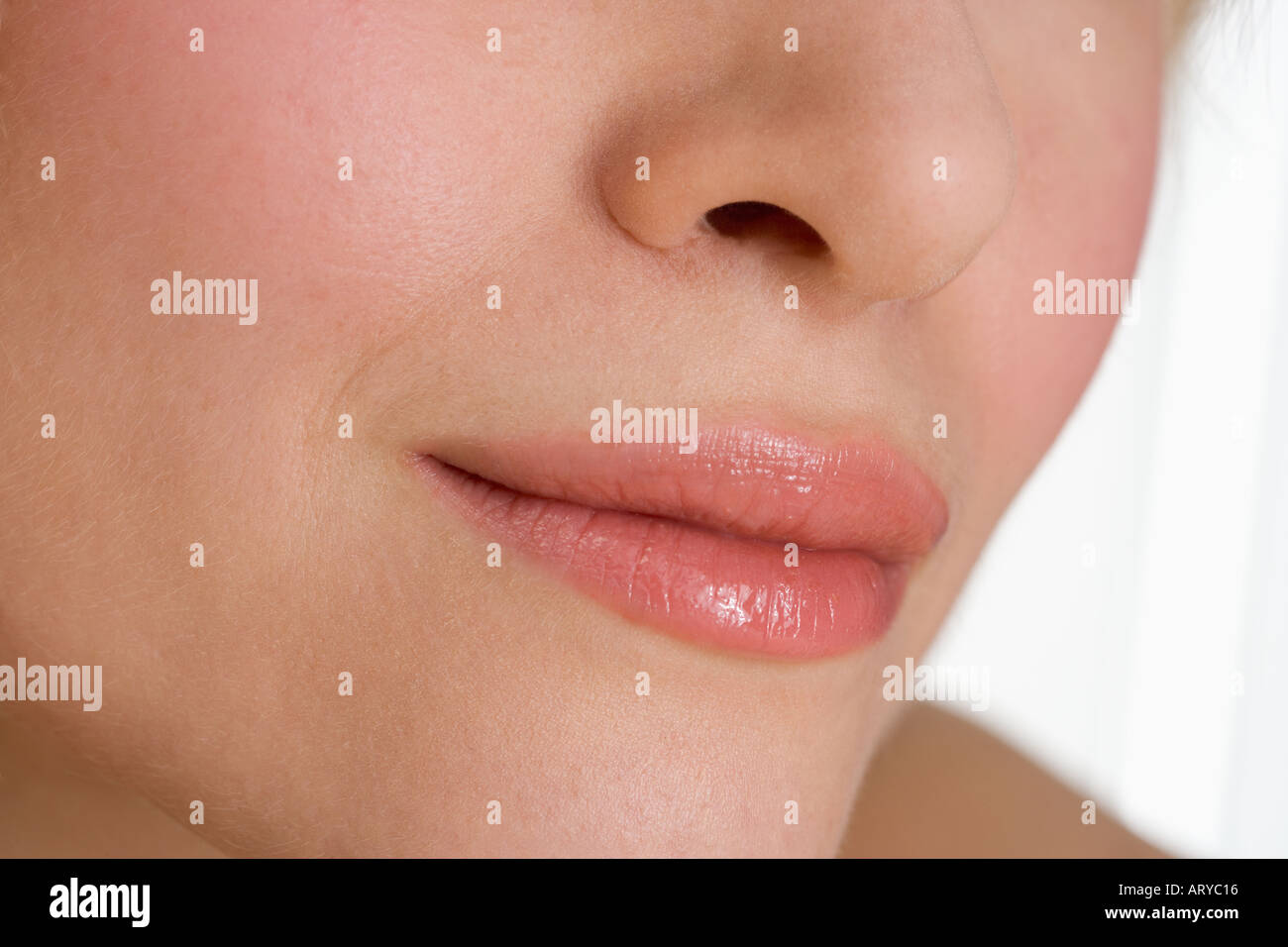 Nostrils close up woman hi-res stock photography and images - Alamy