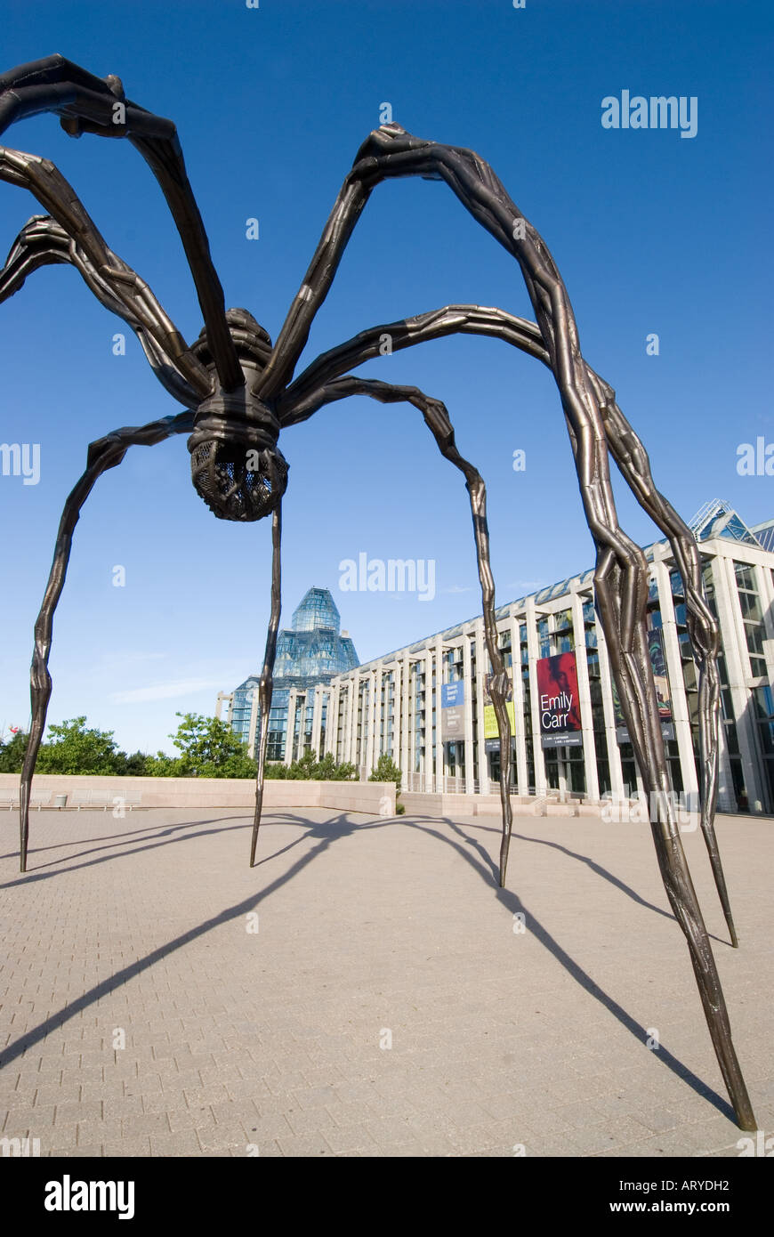 Sculpture of a Spider in front of the National Gallery of Canada Ottawa ...