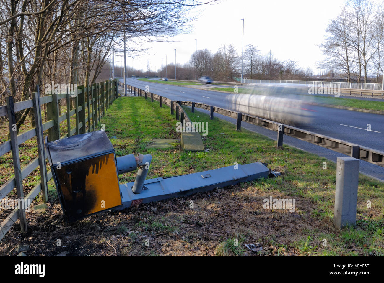 Burnt Speed Camera Stock Photos & Burnt Speed Camera Stock Images - Alamy