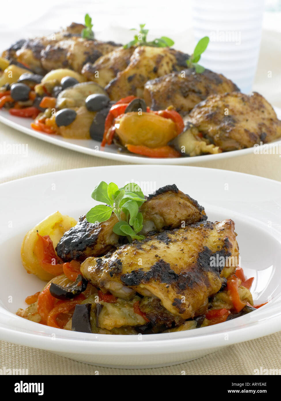 char grilled chicken Stock Photo - Alamy