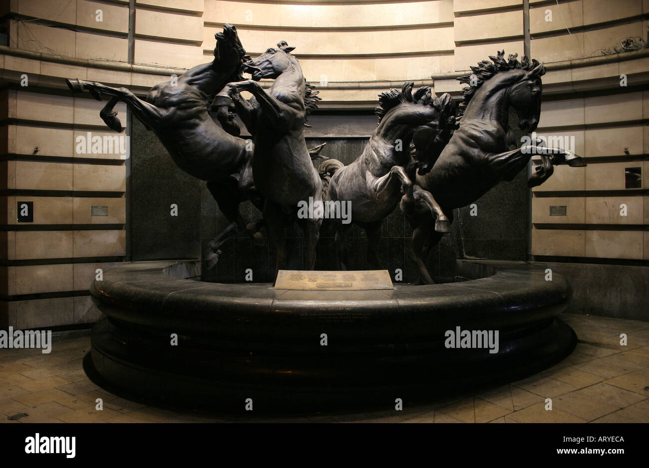 Horses of Helio statue , Westminster, London England Stock Photo - Alamy