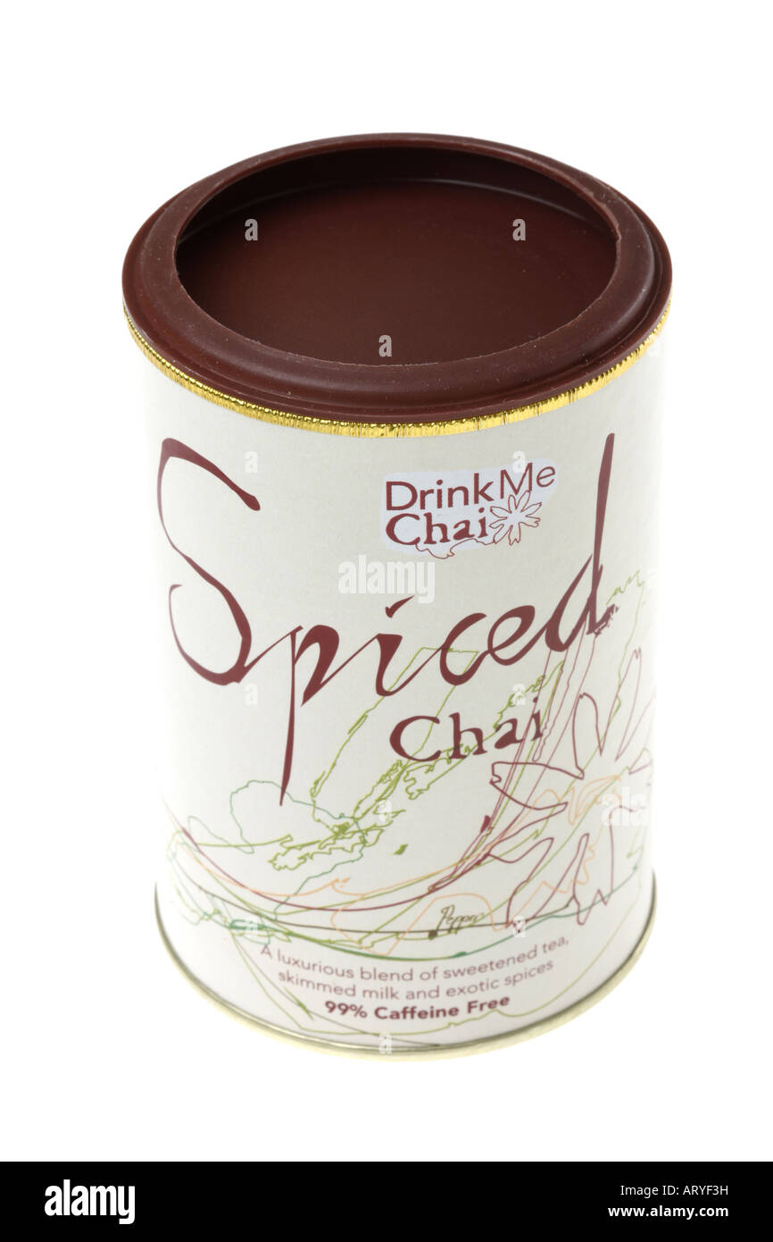 Spiced Chai Hot Drink Stock Photo - Alamy