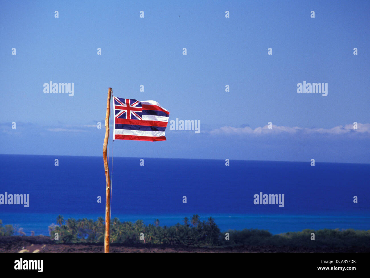 Hawaii flag hi-res stock photography and images - Alamy