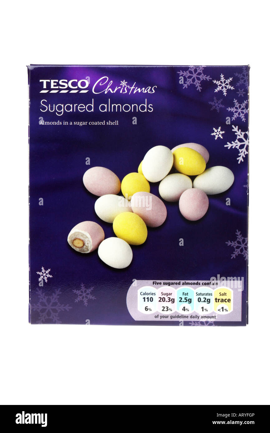 Tesco sugar coated almonds hi-res stock photography and images - Alamy