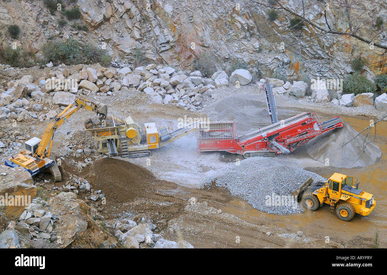 Quarry screen hi-res stock photography and images - Alamy
