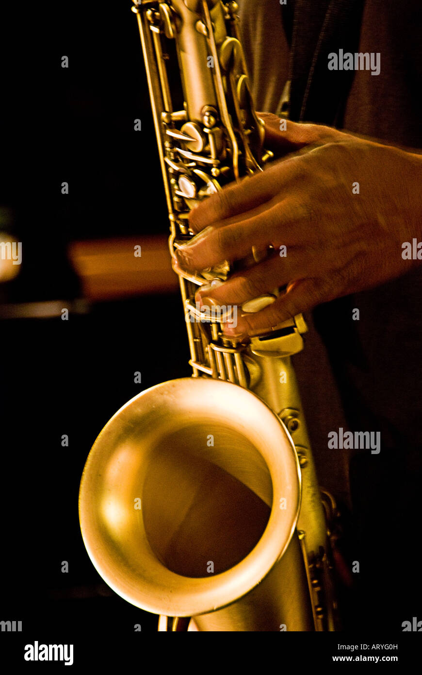 Saxo player hi-res stock photography and images - Alamy