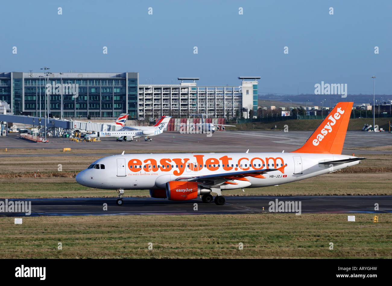 EasyJet Switzerland Airbus A319 aircraft at Birmingham International ...
