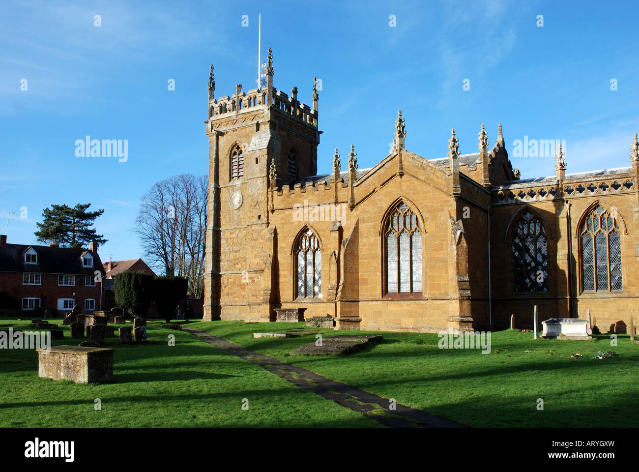 St. Peter`s Church, Kineton, Warwickshire, England, UK Stock Photo - Alamy