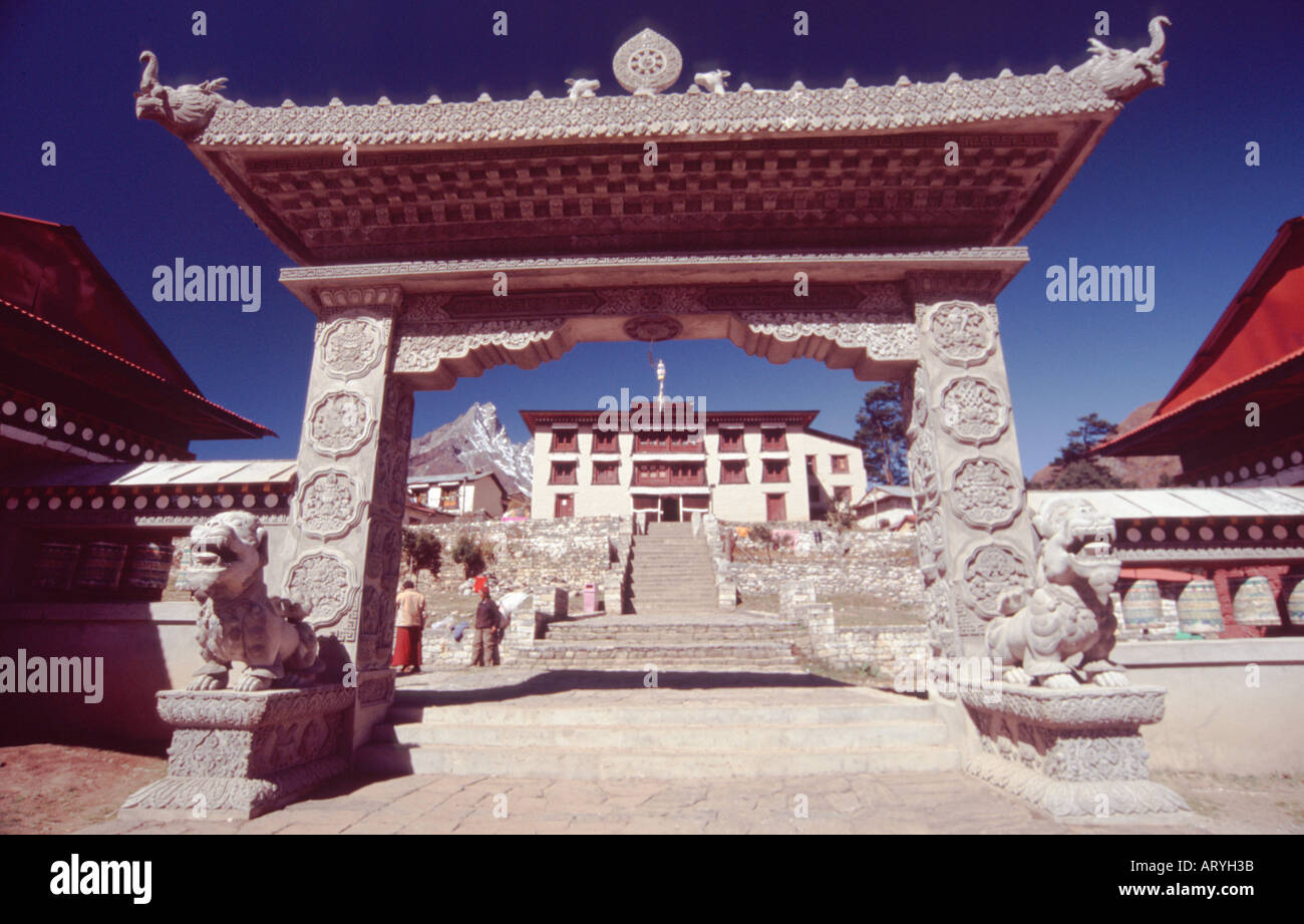 Tengboche monestery hi-res stock photography and images - Alamy