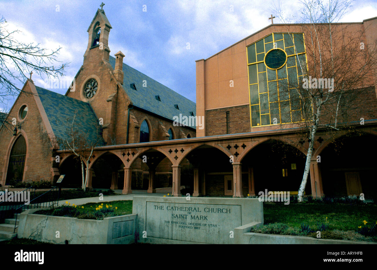 Salt Lake City Utah USA Cathedral Church Of St Mark Stock Photo - Alamy