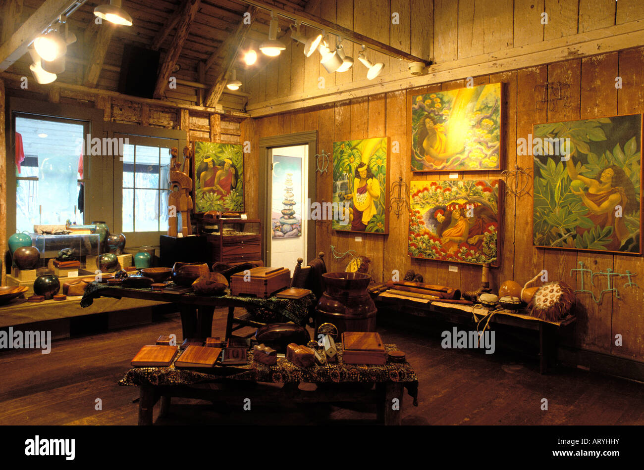 Volcano Art Center, located in the historic 1877 Volcano House, Hawaii ...