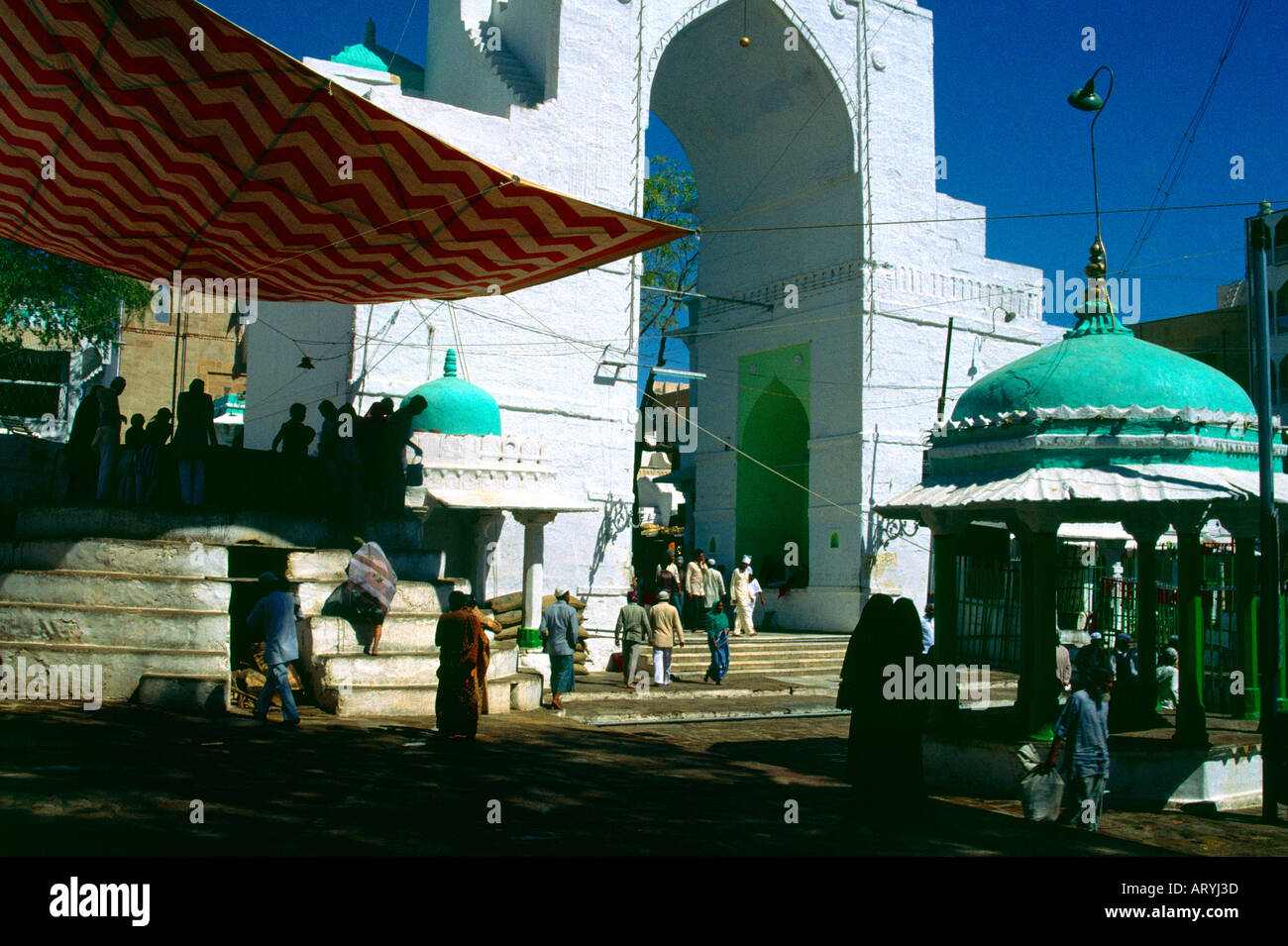 Ajmer India Dargah Tomb Of Sufi Saint Kwaga Muinud Din Chist Muslim ...