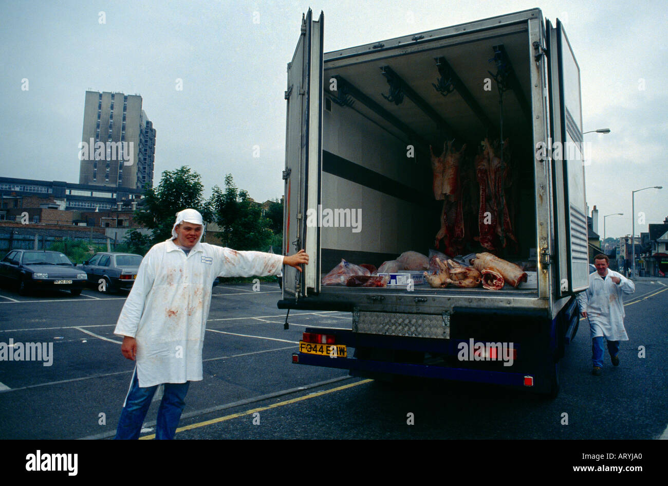 Meat lorry hi-res stock photography and images - Alamy