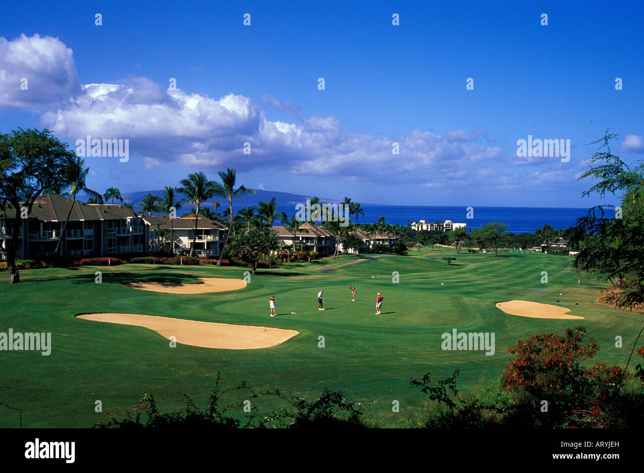 Wailea golf course hi-res stock photography and images - Alamy