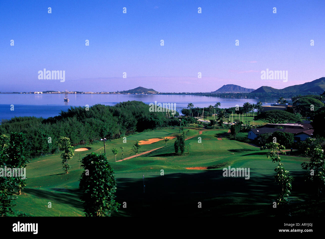 Holes 12 & 13 of the Bay View golf course designed by Nelson & Haworth ...