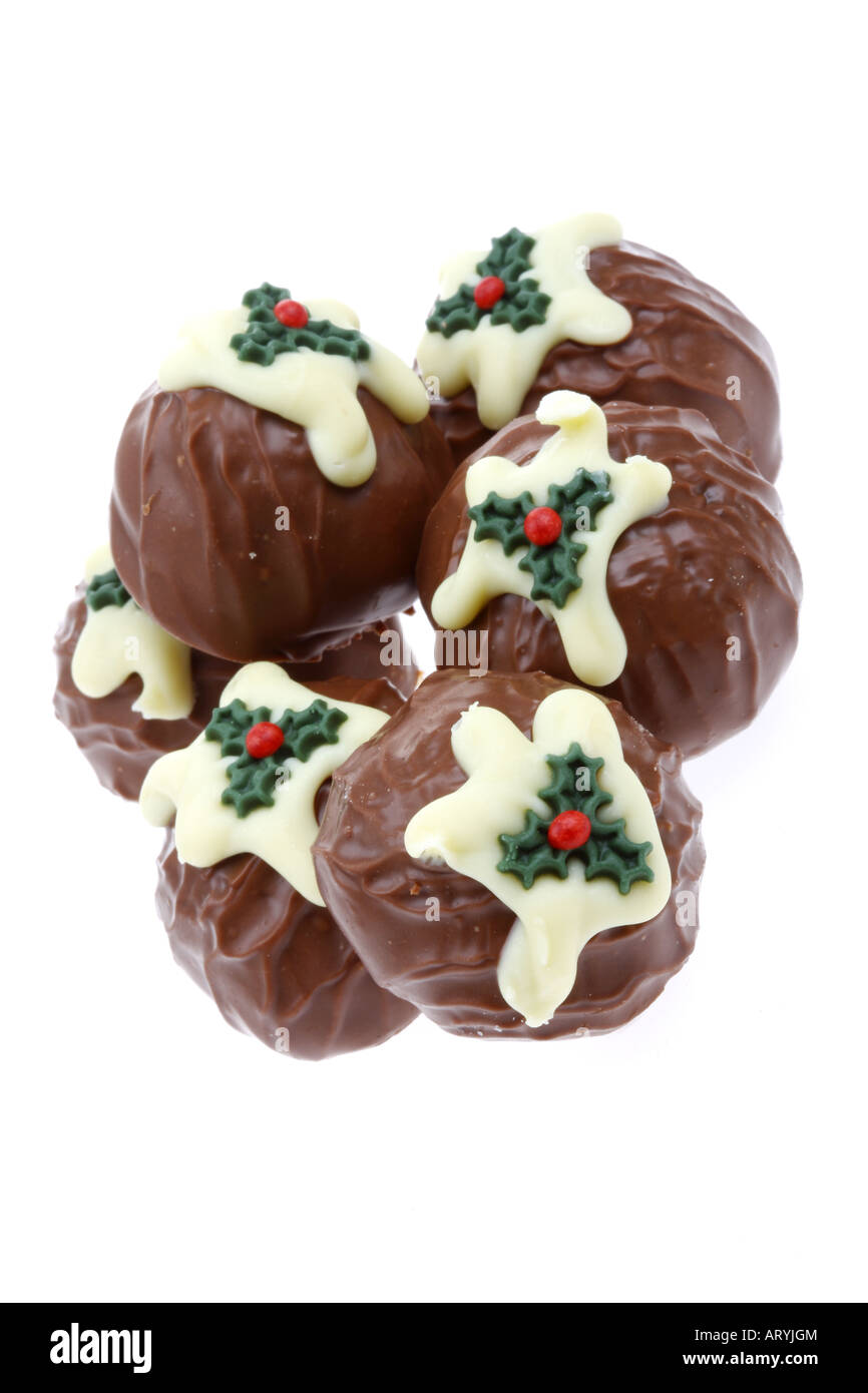 Brandy Chocolate Truffles Stock Photo - Alamy