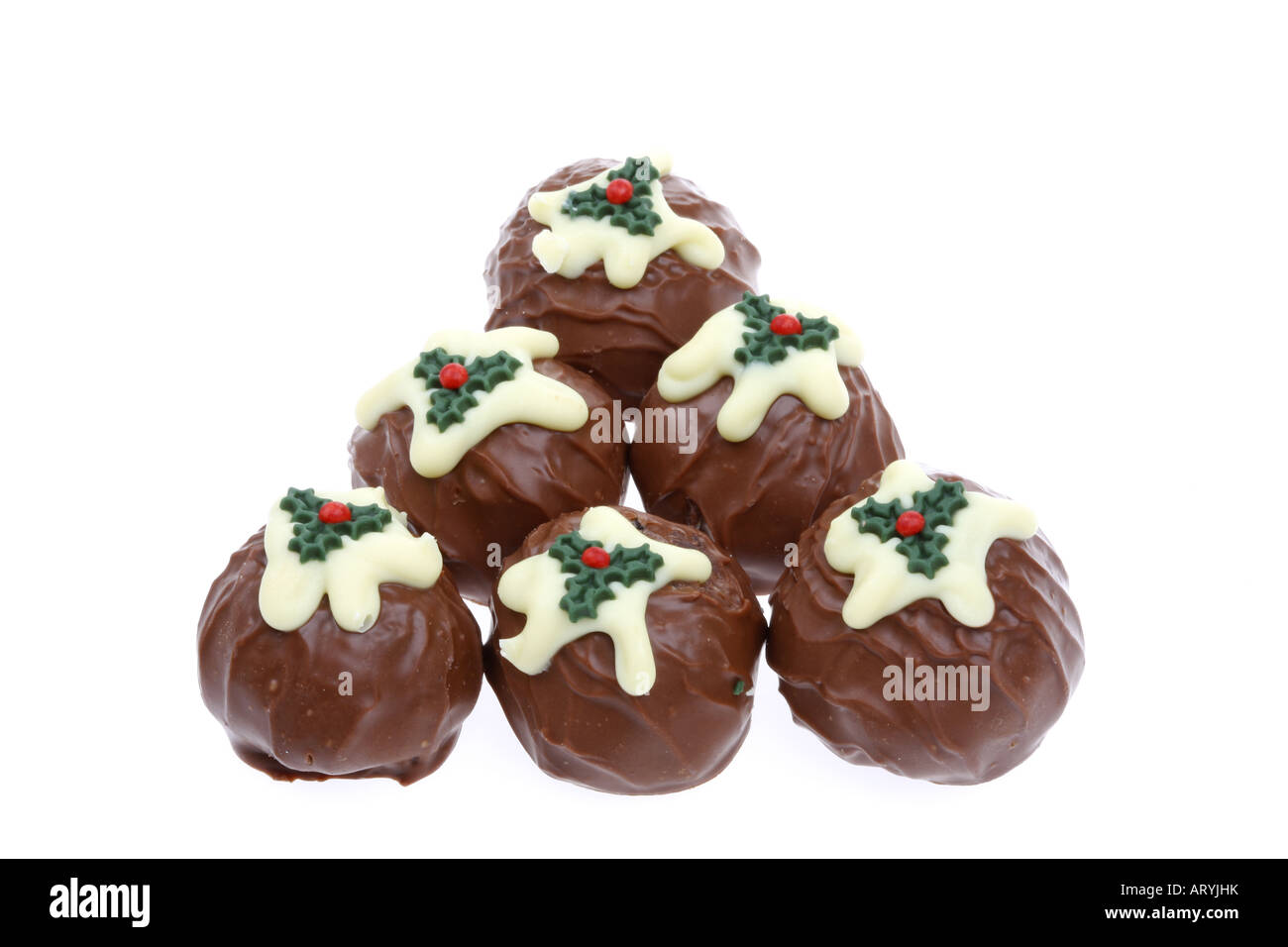Brandy Chocolate Truffles Stock Photo - Alamy
