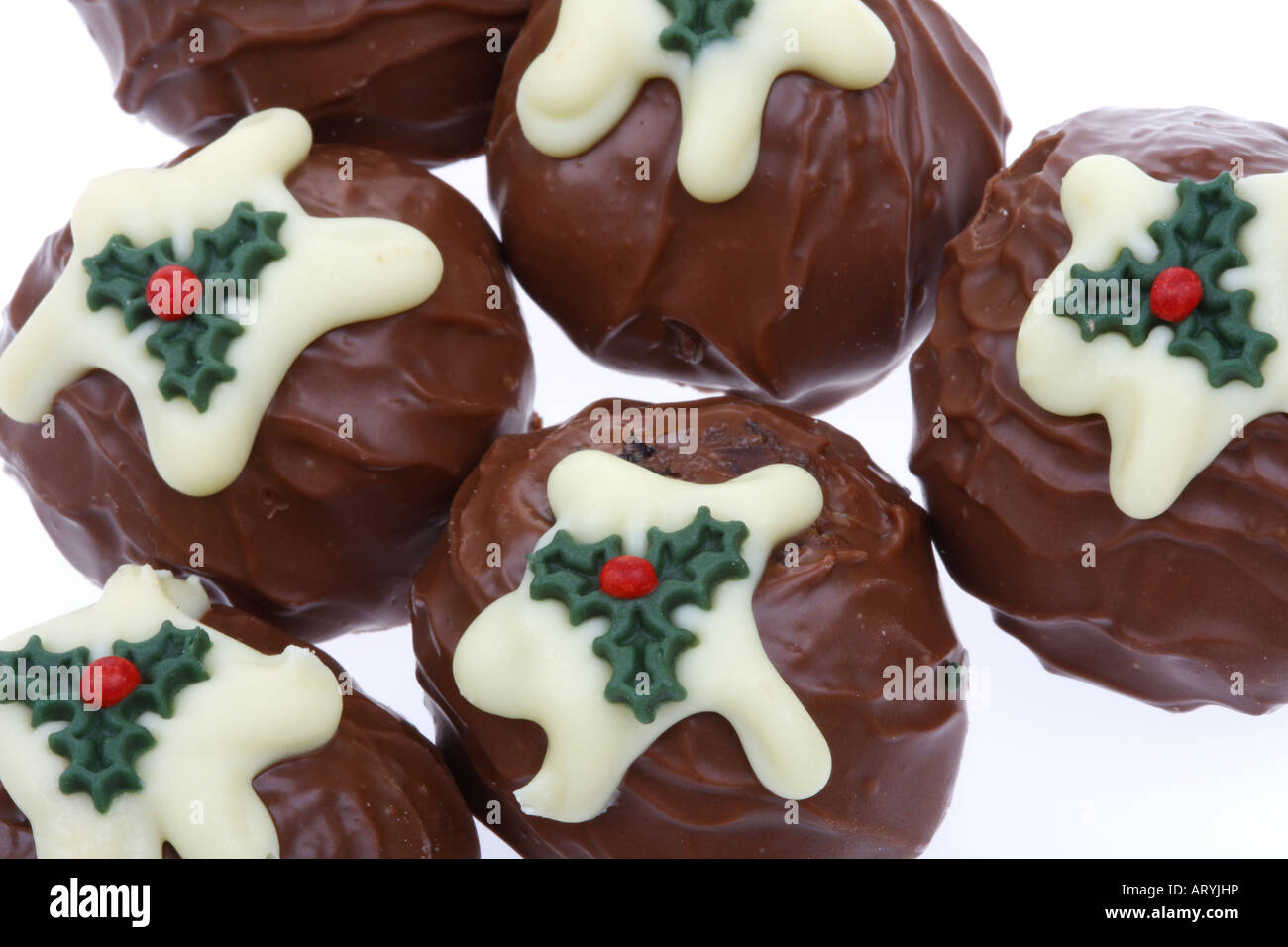 Brandy Chocolate Truffles Stock Photo - Alamy