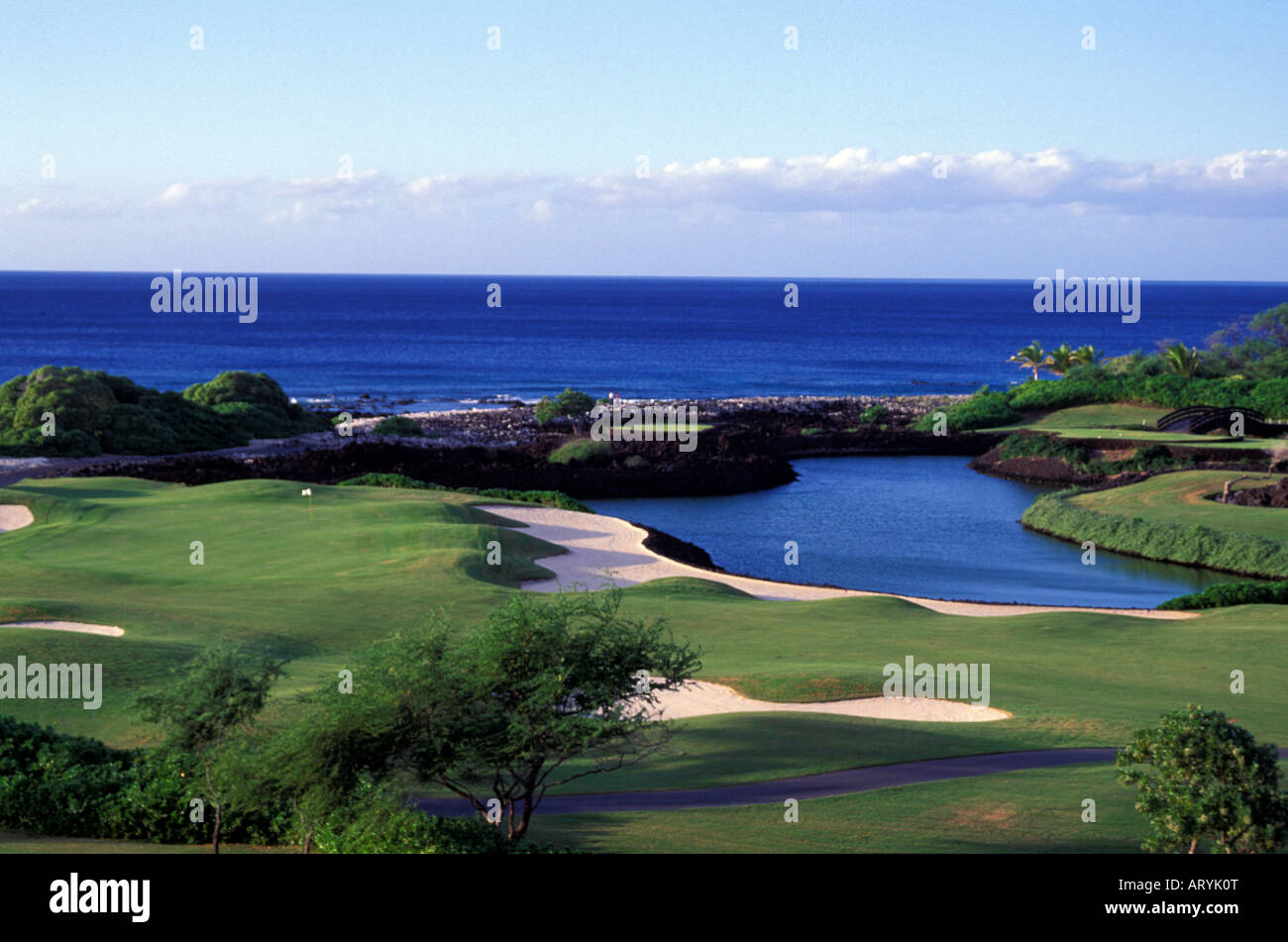 Hole Nos. 9 and 10 of Mauna Lani North golf course, the architects of ...