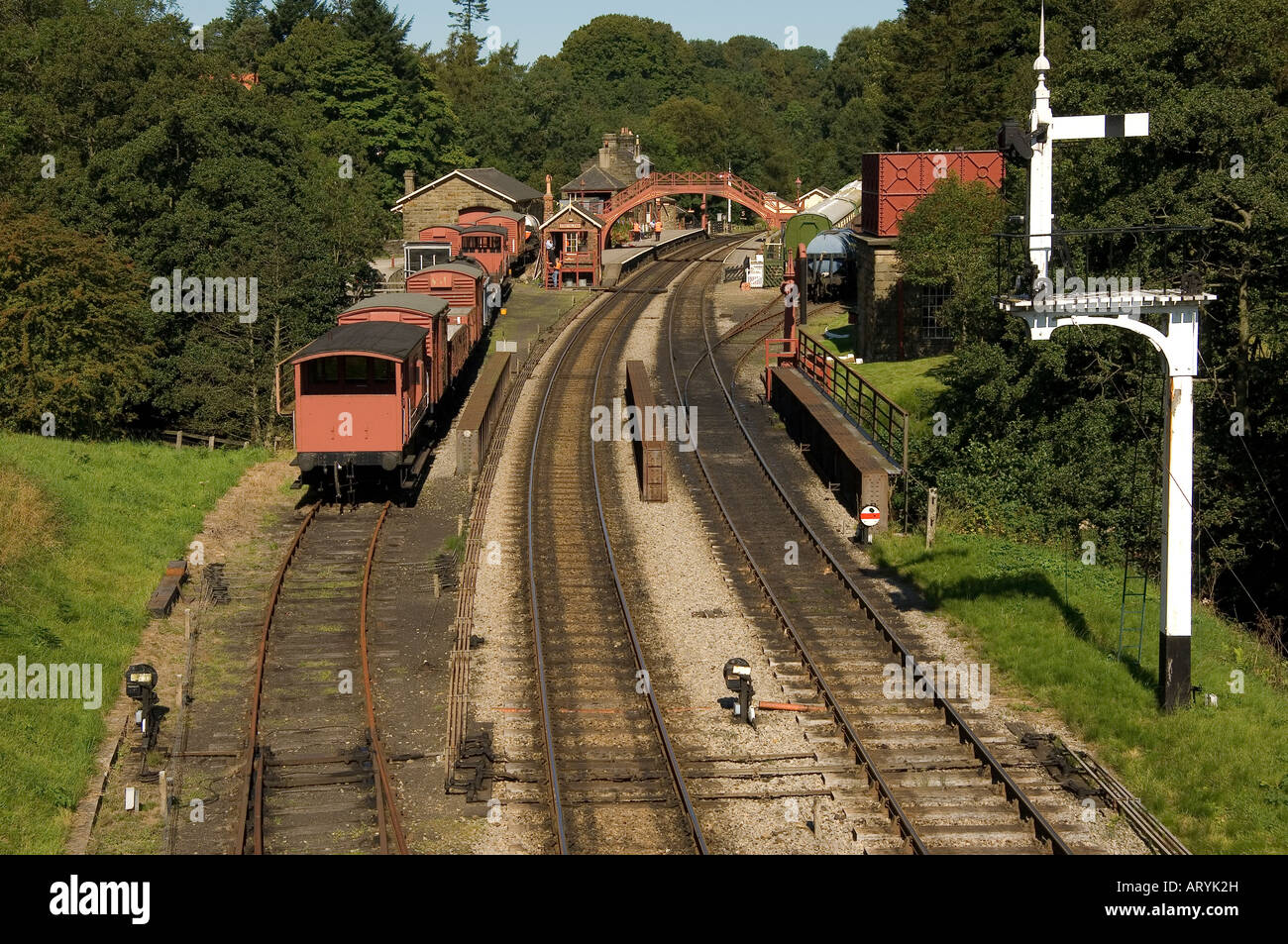 Railway siding britain hi-res stock photography and images - Alamy