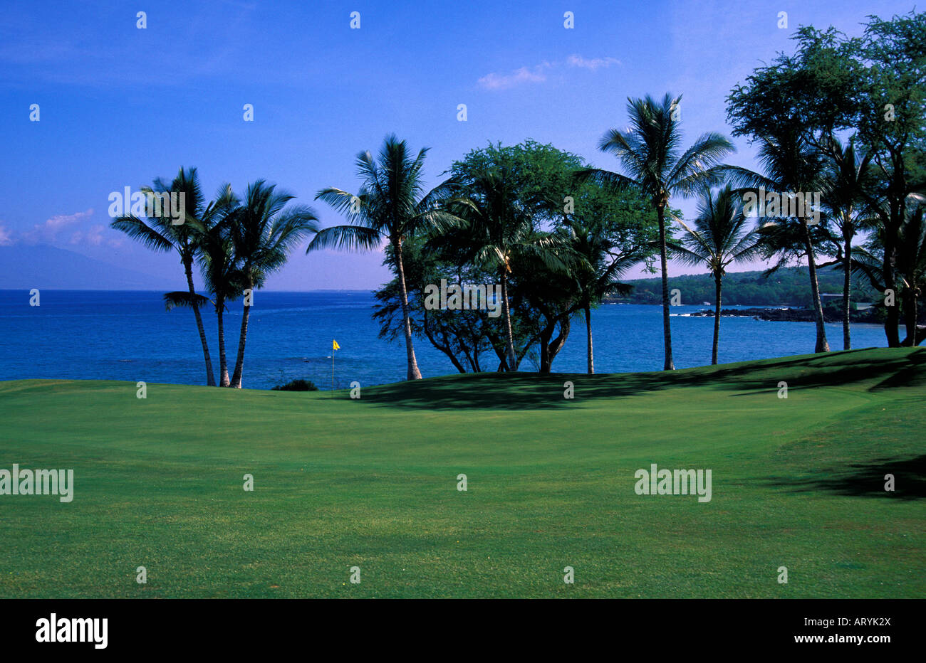 South No. 16 of the Makena Resort golf course on Maui Stock Photo - Alamy