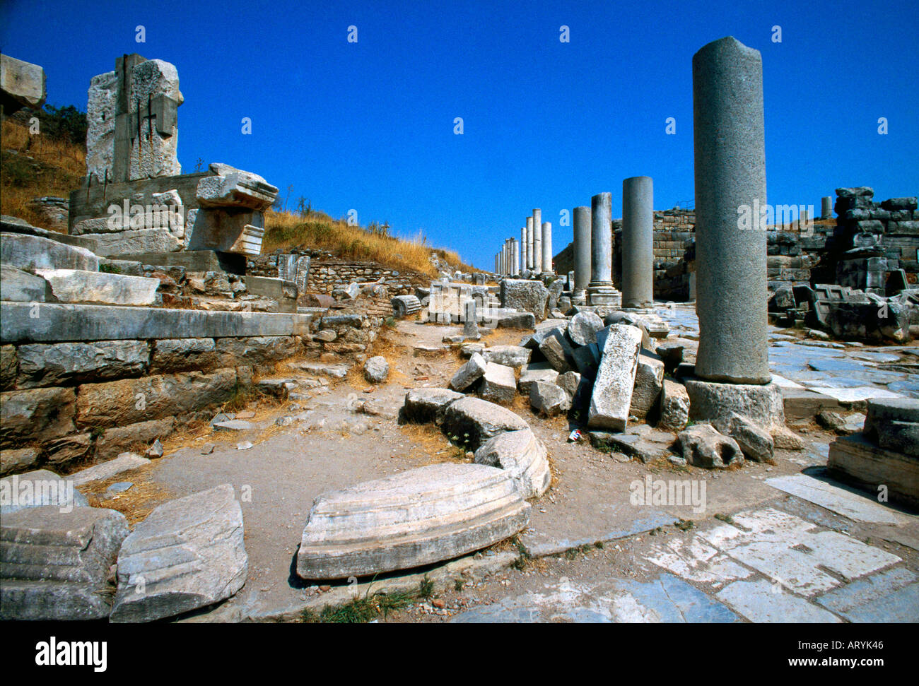 Ephesus Turkey Roman Remains Stock Photo - Alamy