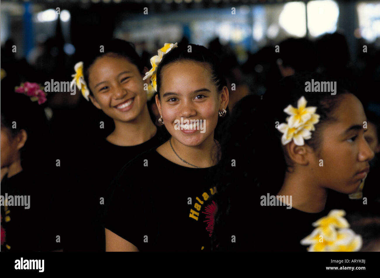 Hula girls hawaii hi-res stock photography and images - Alamy