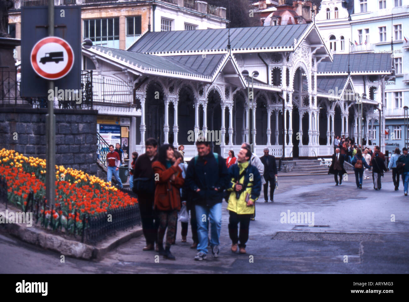 Market Colonnade Karlovy Vary Czech Republic Stock Photo - Alamy