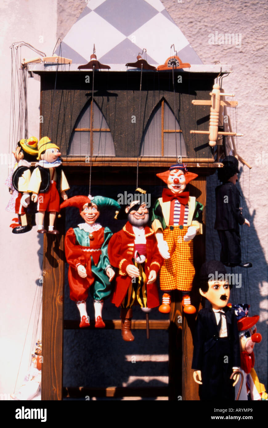 Puppets hanging store hi-res stock photography and images - Alamy