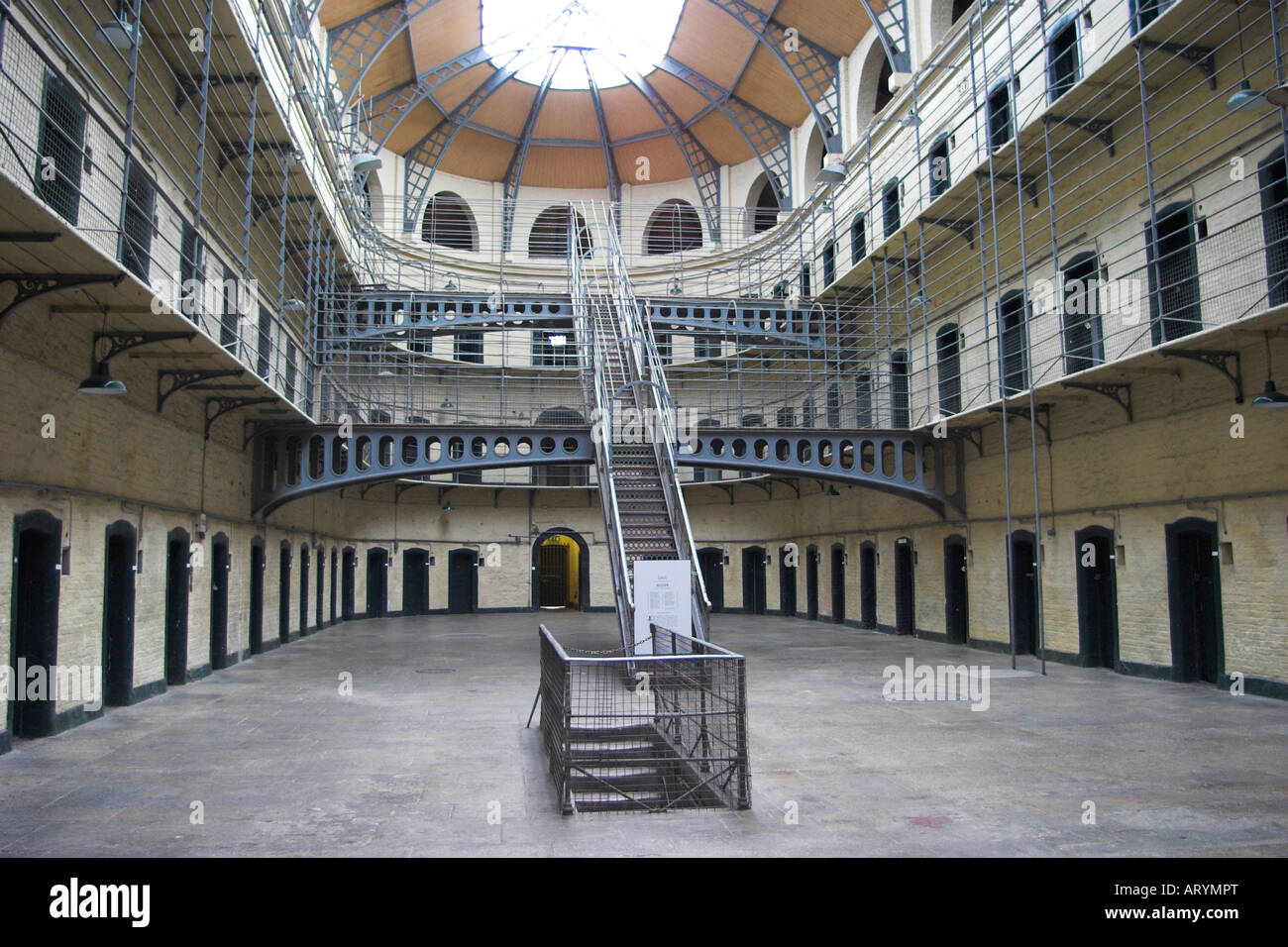 Inside the Victorian East Wing. Kilmainham Gaol, Dublin, County Dublin ...